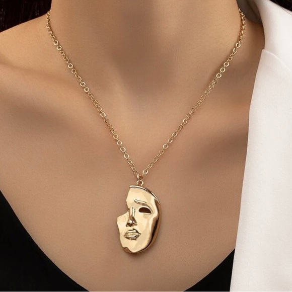 Jewelry Phantom Of Opera Gold Theatre Masquerade War Mask Sons Of Harpy Tragedy Pendant Poshmark